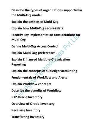 Oracle osb course content | DOCX