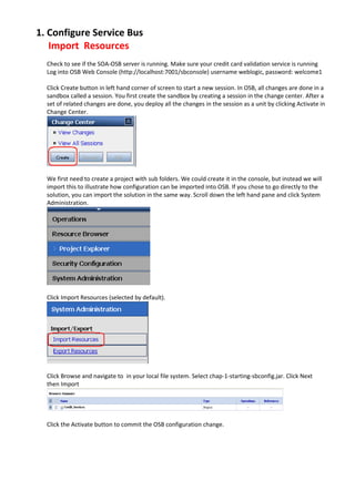 Oracle OSB Tutorial 1 | PDF
