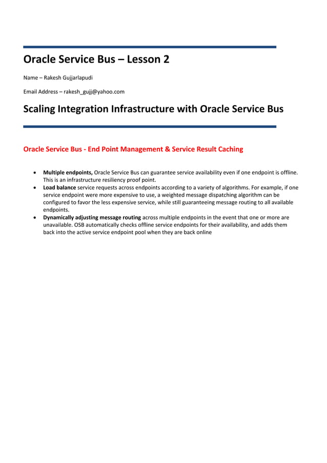 Oracle Osb Tutorial 2 Pdf Internet Computing