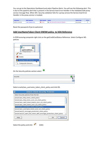 Oracle OSB Security Enforcement with OWSM | PDF | Operating Systems | Computer Software and ...