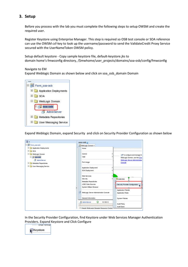 Oracle Osb Security Enforcement With Owsm Pdf Operating Systems