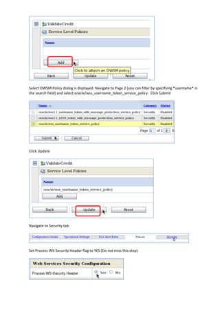 Oracle OSB Security Enforcement with OWSM | PDF | Operating Systems | Computer Software and ...