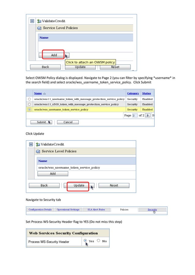 Oracle Osb Security Enforcement With Owsm Pdf Operating Systems