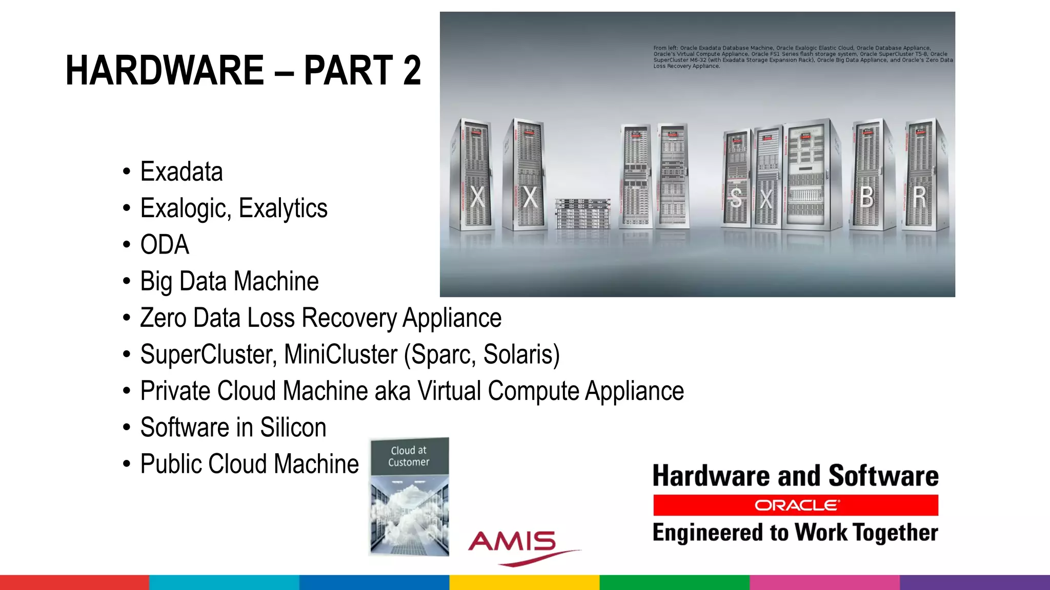 Overview of Oracle Product Portfolio (focus on Platform) - April, 2017 ...