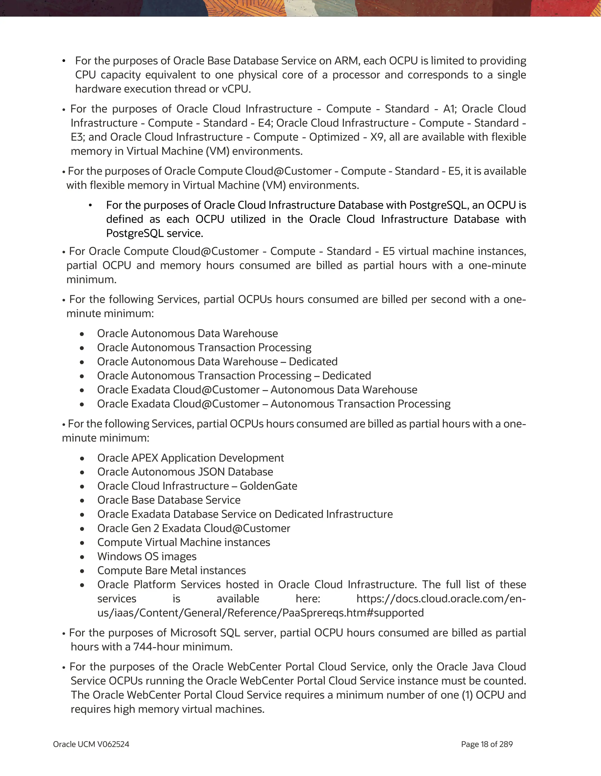 Oracle PaaS and IaaS Universal Credits Service Descriptions.pdf