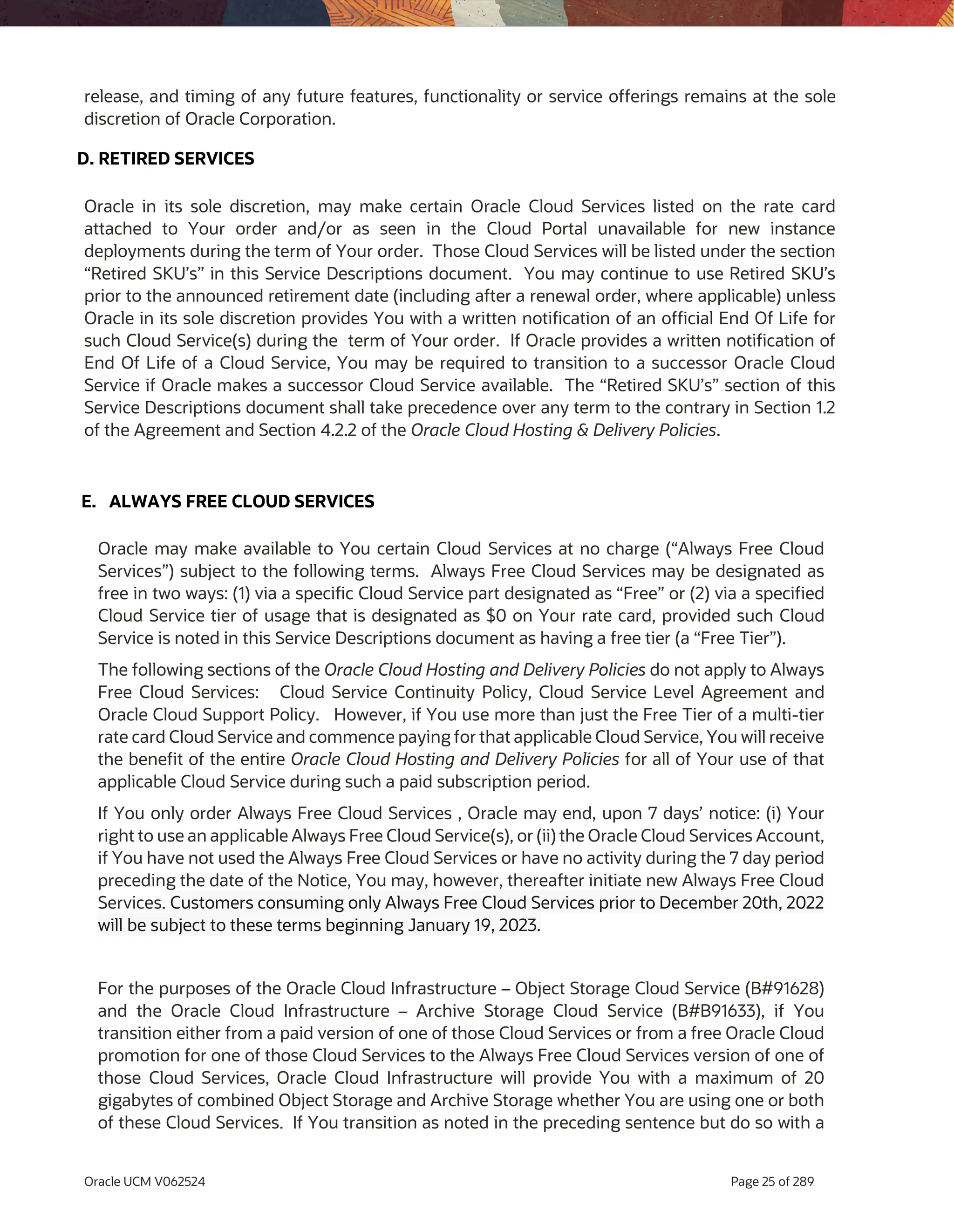 Oracle PaaS and IaaS Universal Credits Service Descriptions.pdf | Email ...