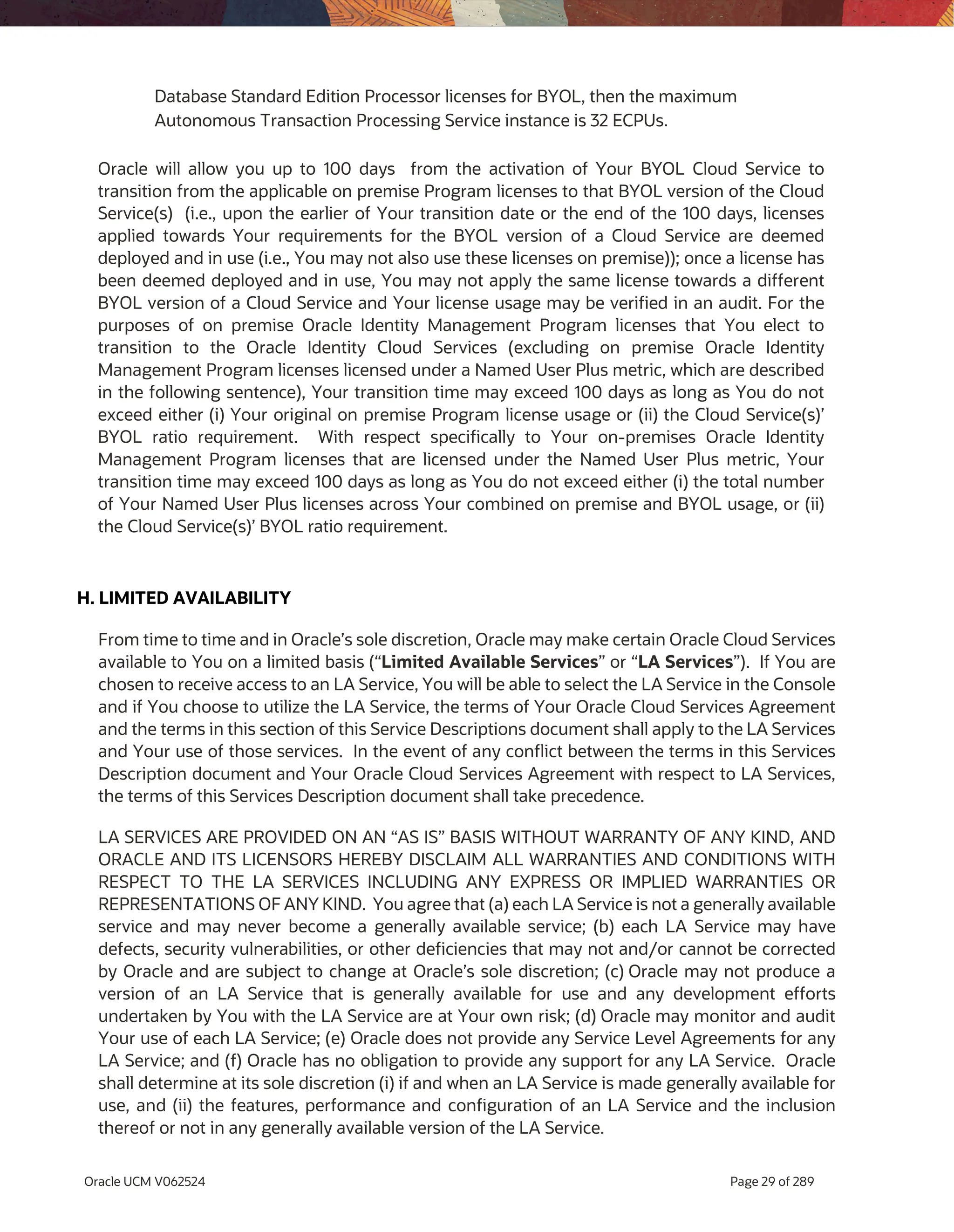 Oracle PaaS and IaaS Universal Credits Service Descriptions.pdf | Email ...