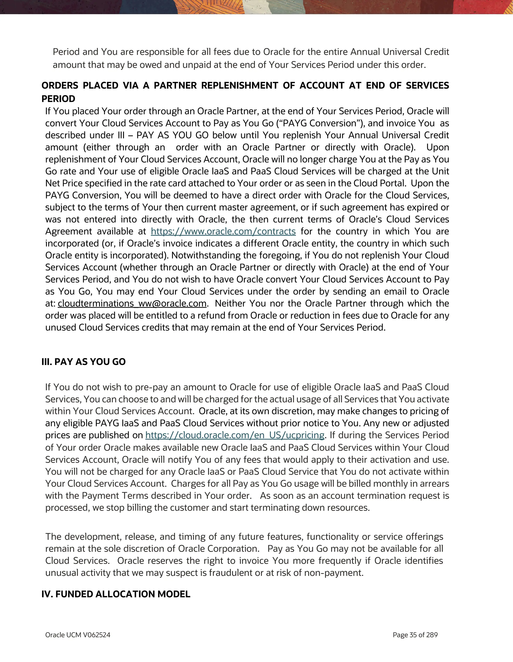 Oracle PaaS and IaaS Universal Credits Service Descriptions.pdf | Email ...