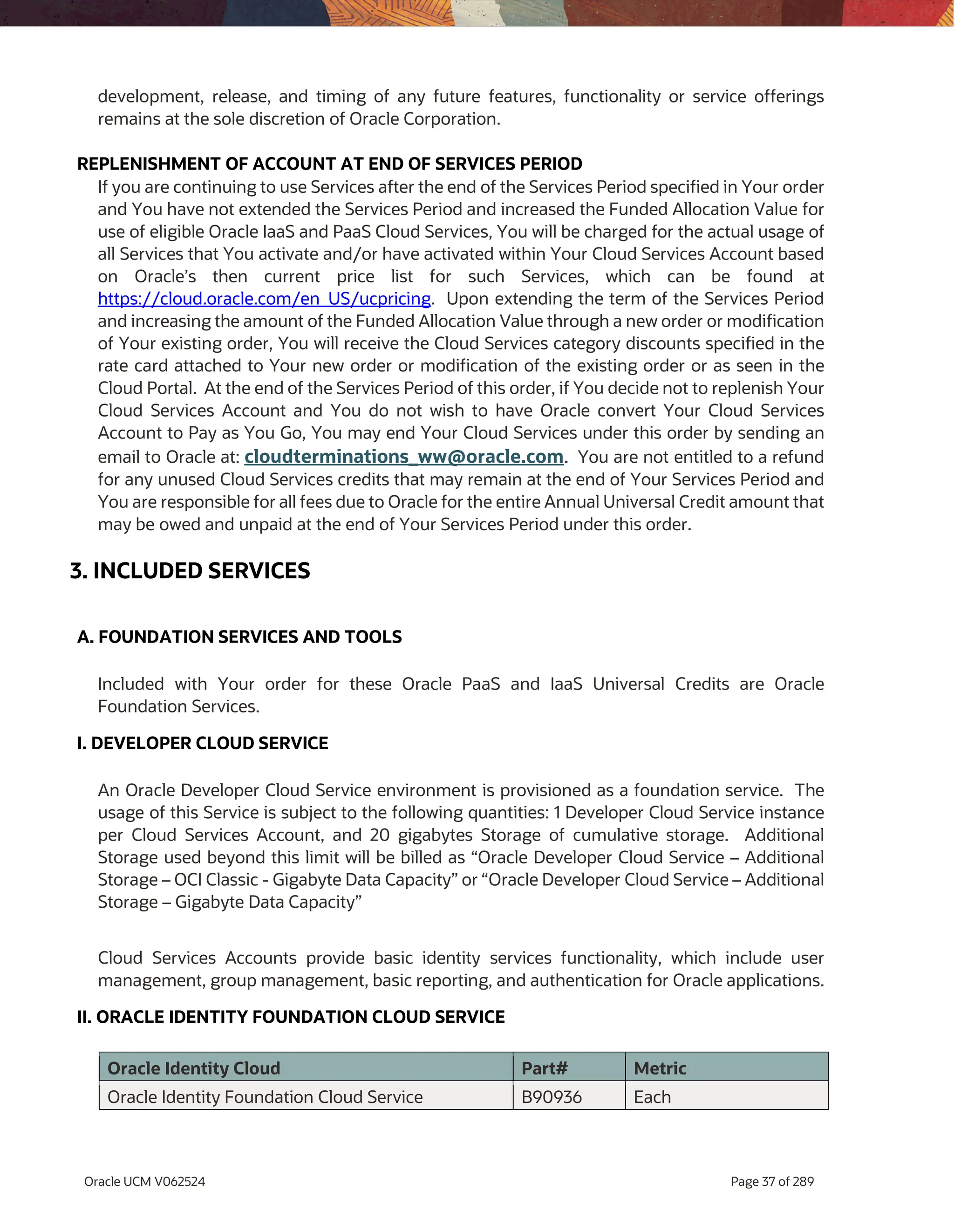 Oracle PaaS and IaaS Universal Credits Service Descriptions.pdf | Email ...
