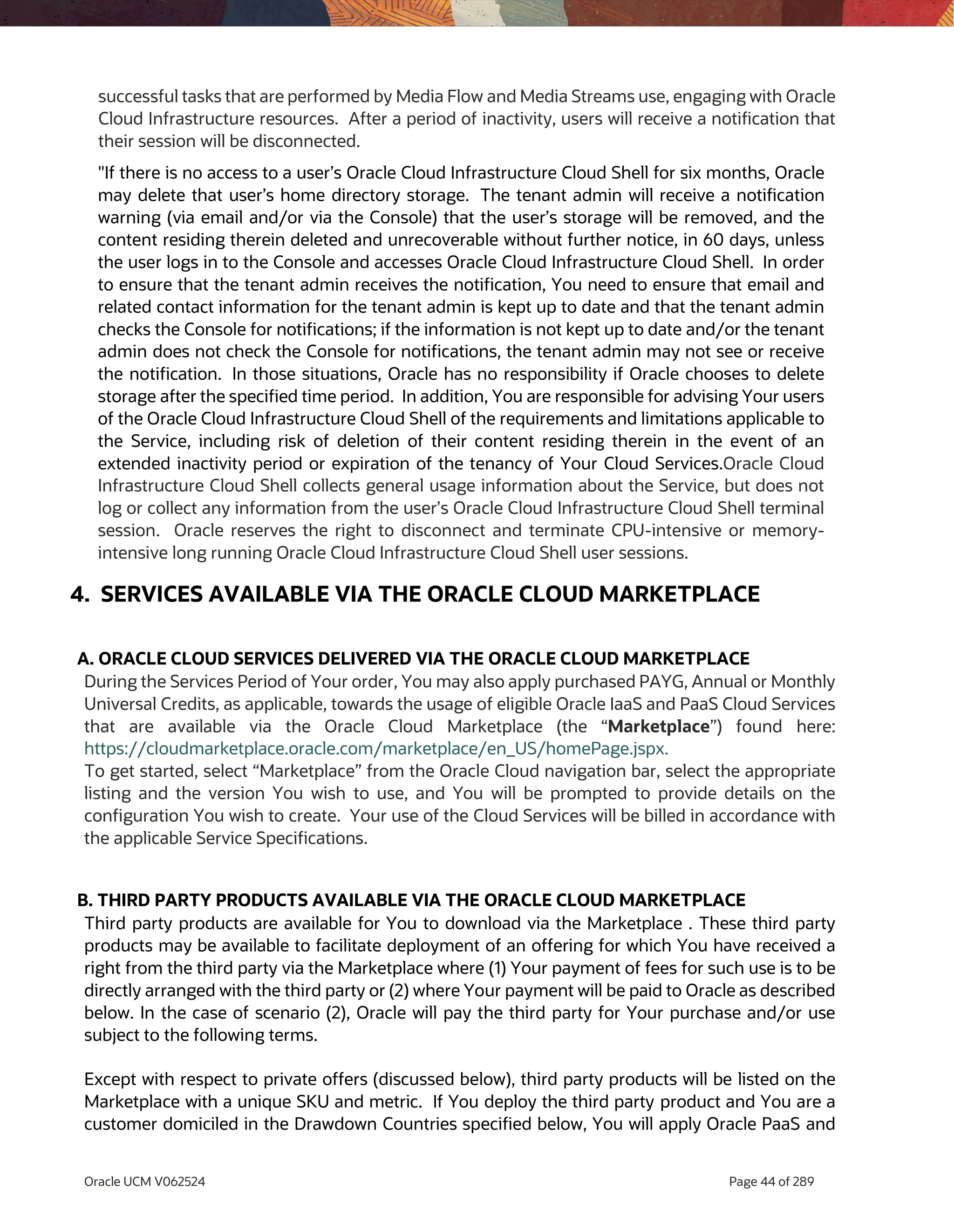 Oracle PaaS and IaaS Universal Credits Service Descriptions.pdf | Email ...