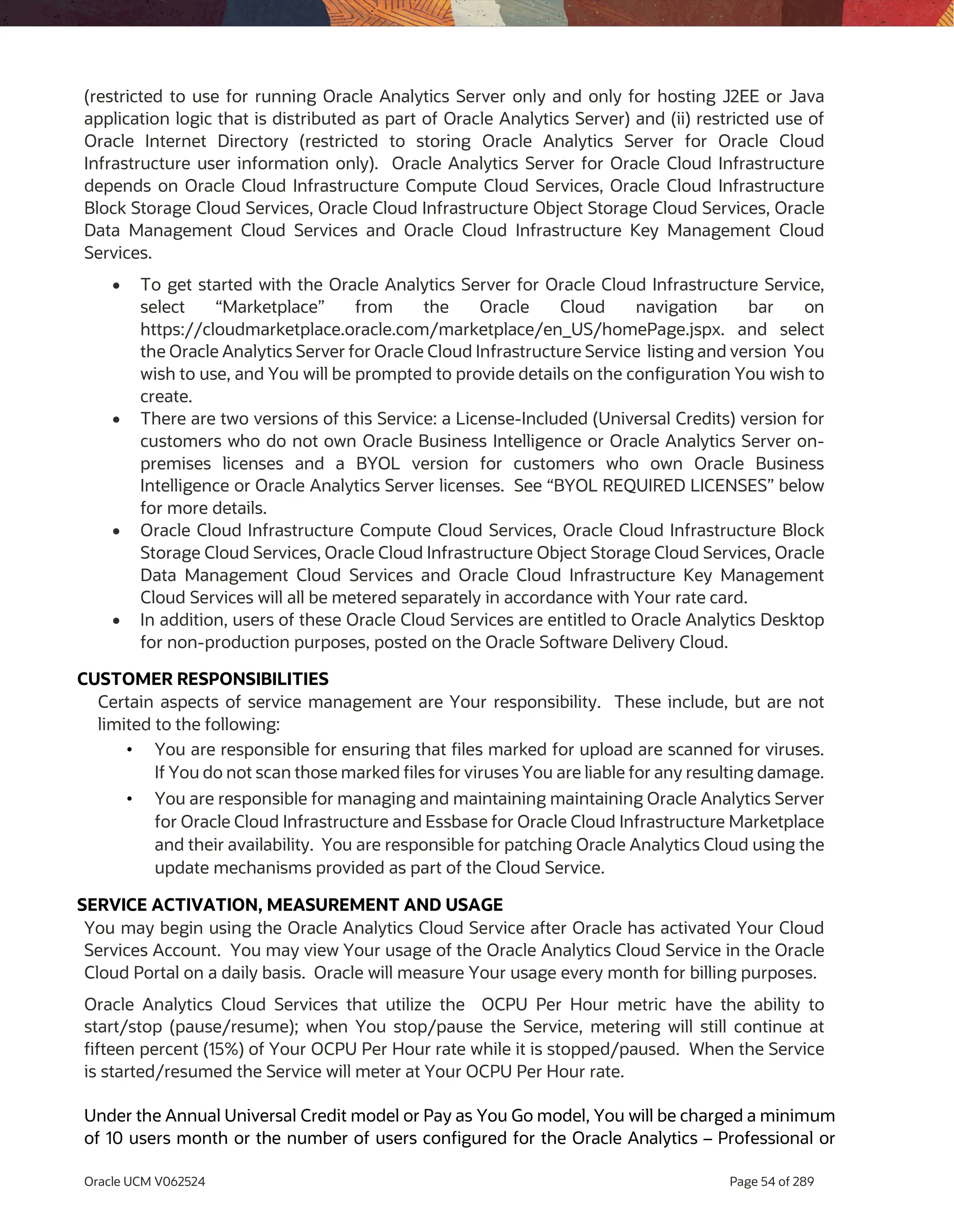 Oracle PaaS and IaaS Universal Credits Service Descriptions.pdf