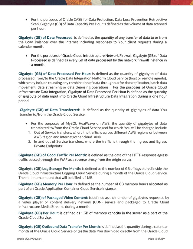 Oracle PaaS and IaaS Universal Credits Service Descriptions.pdf | Email ...