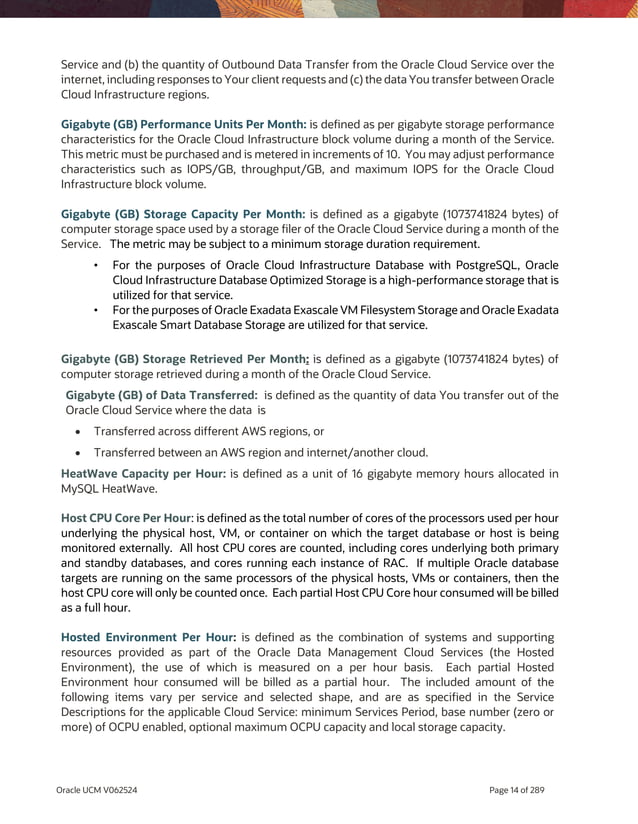 Oracle PaaS and IaaS Universal Credits Service Descriptions.pdf | Email ...