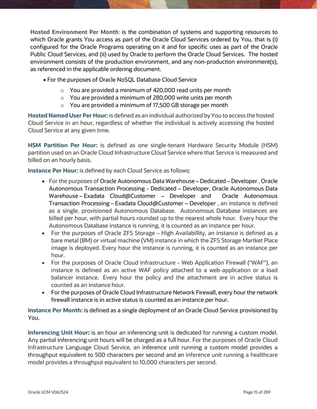 Oracle PaaS and IaaS Universal Credits Service Descriptions.pdf | Email ...