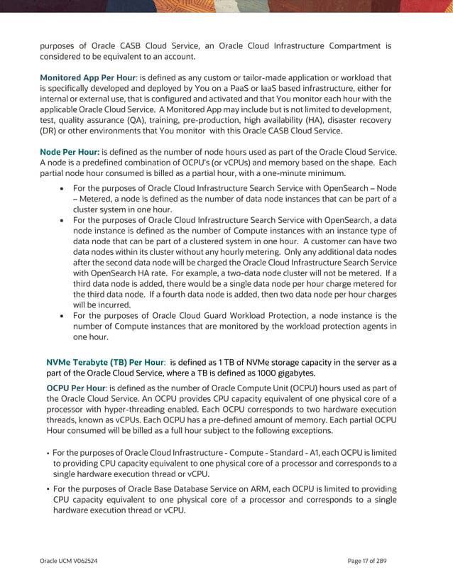 Oracle PaaS and IaaS Universal Credits Service Descriptions.pdf | Email ...