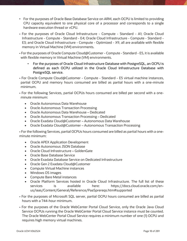 Oracle PaaS and IaaS Universal Credits Service Descriptions.pdf | Email ...