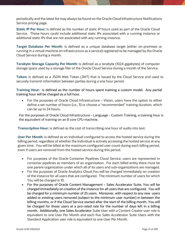 Oracle PaaS and IaaS Universal Credits Service Descriptions.pdf | Email ...