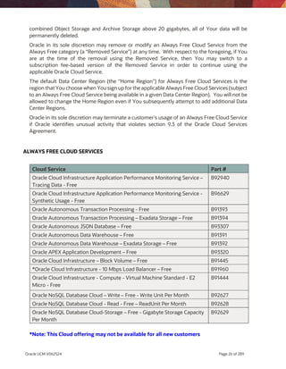 Oracle PaaS and IaaS Universal Credits Service Descriptions.pdf | Email ...