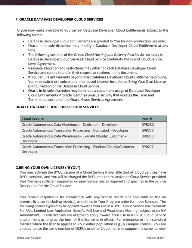 Oracle PaaS and IaaS Universal Credits Service Descriptions.pdf | Email ...