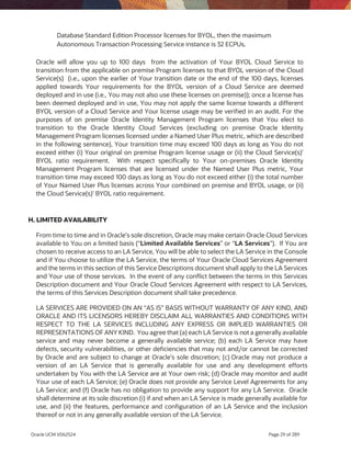 Oracle PaaS and IaaS Universal Credits Service Descriptions.pdf | Email | Internet