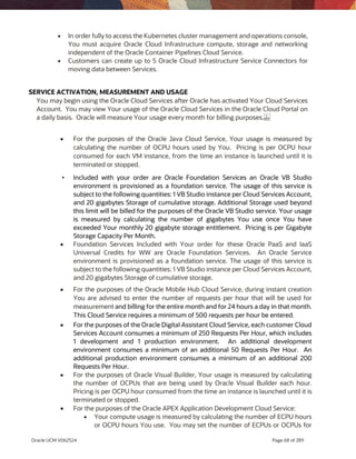 Oracle PaaS and IaaS Universal Credits Service Descriptions.pdf | Email ...