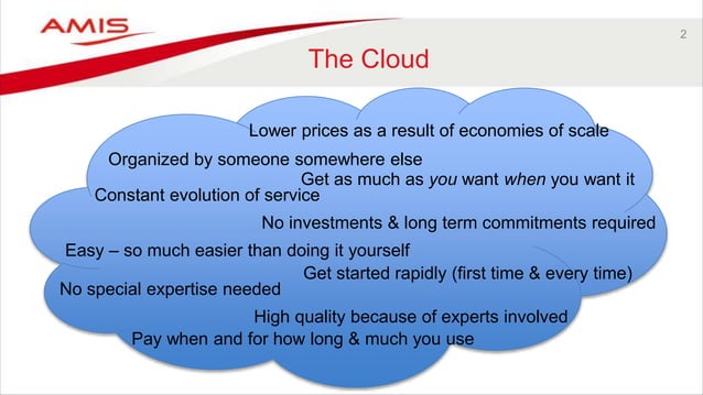 Oracle PaaS Cloud Preview Event | PPT