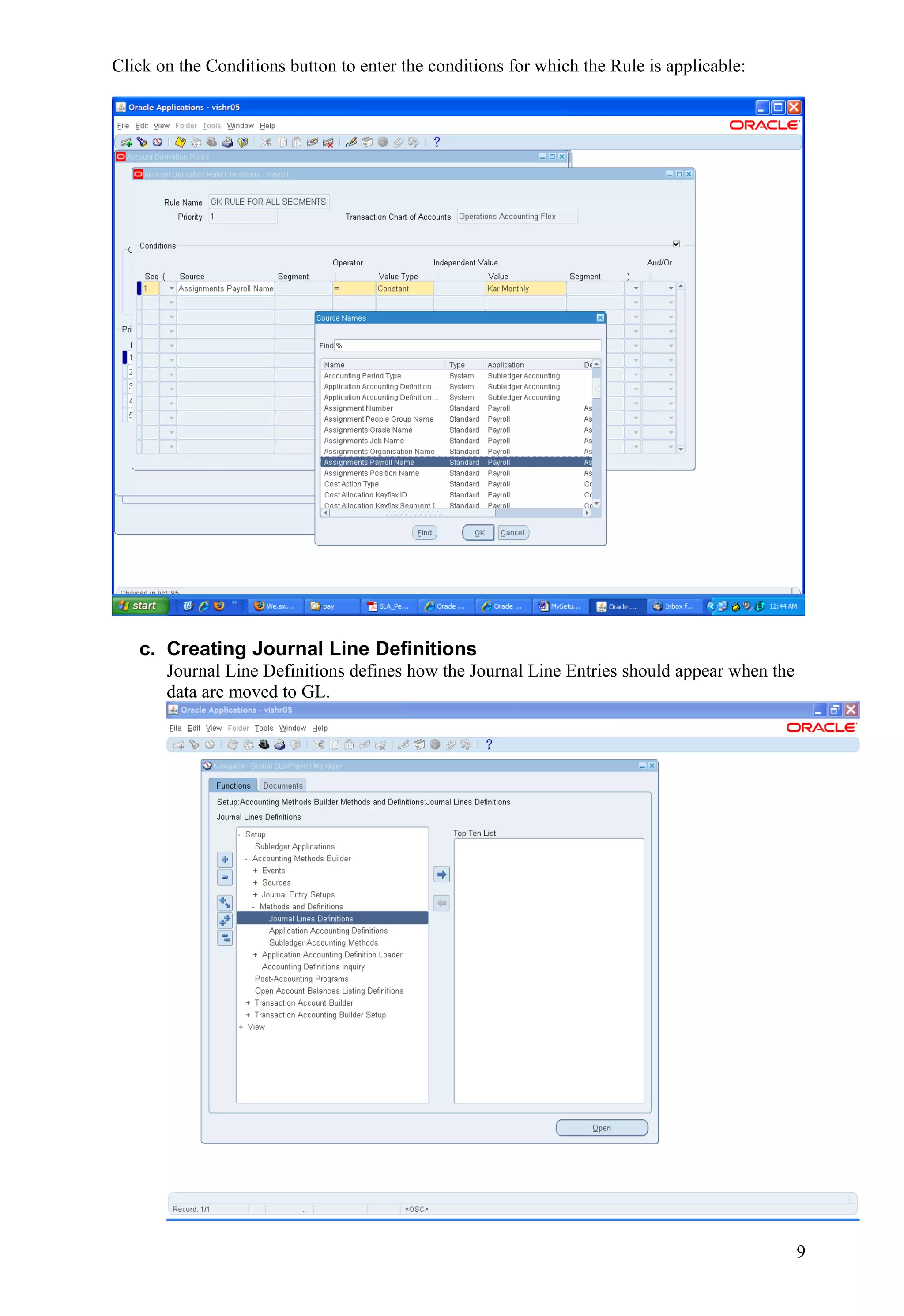 Oracle payroll-subledger accounting integration | PDF
