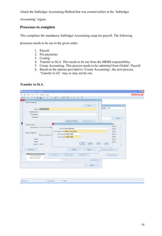 Oracle payroll-subledger accounting integration | PDF