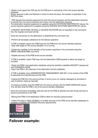 Oracle PDB Failover in a Data Guard environment | PDF