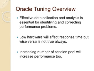 Oracle DB Performance Tuning Tips | PPTX