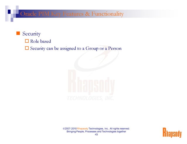 [NCOAUG] Oracle PLM and PIM 101 | PPT