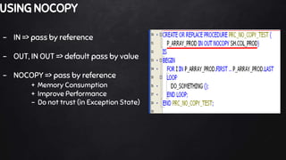 Oracle PL/SQL Best Practices | PPTX
