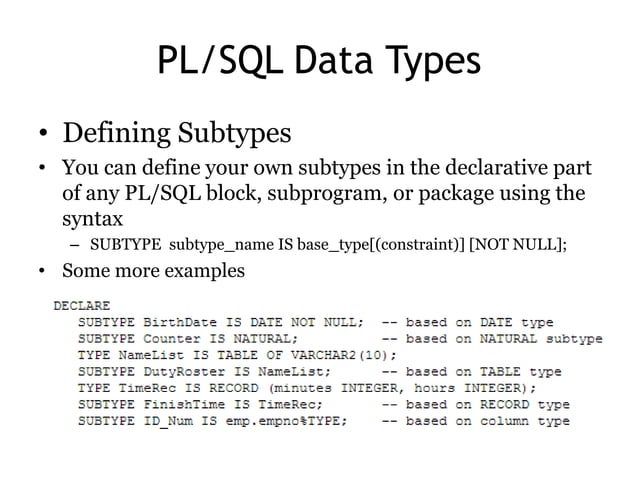 pl/sql online Training|sql online Training | iTeknowledge | PPT