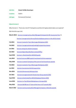 Oracle plsql developer with forms | PDF