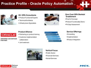 Oracle policy automation capabilities | PPT
