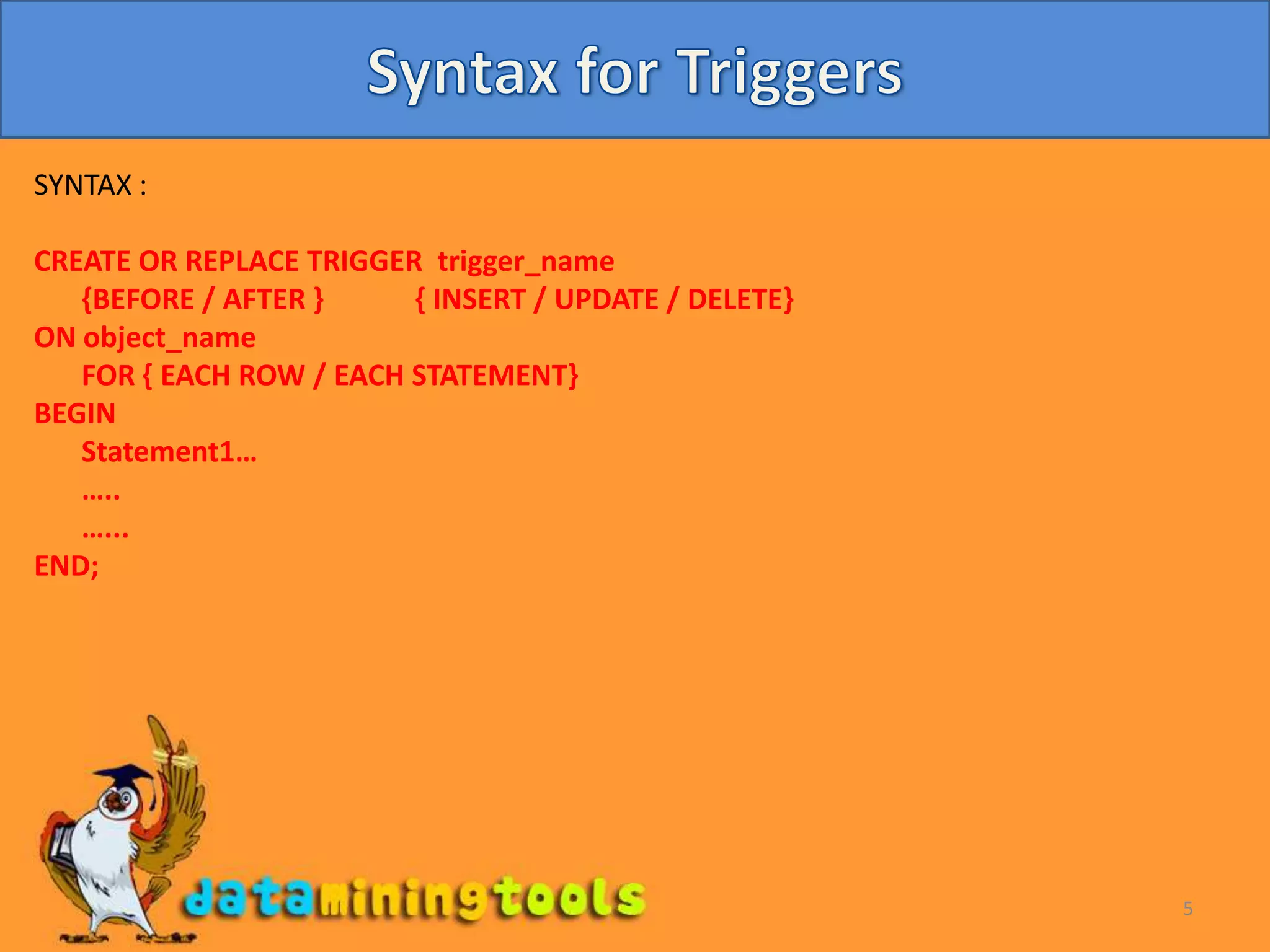 Oracle: Cursors | PPTX