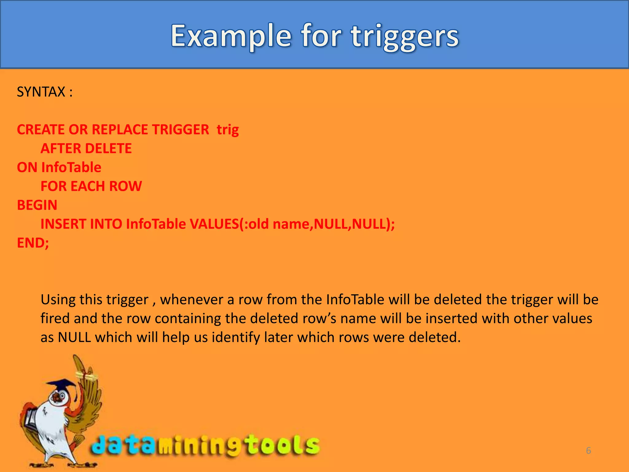 Oracle: Cursors | PPTX