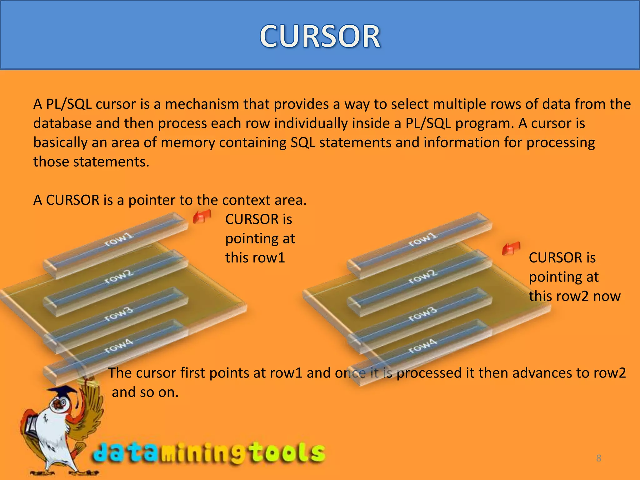 Oracle: Cursors | PPTX