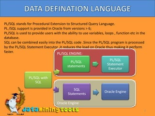Oracle: PLSQL Introduction | PPT