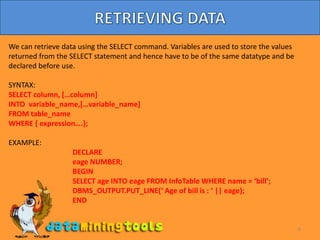 Oracle: Programs | PPTX