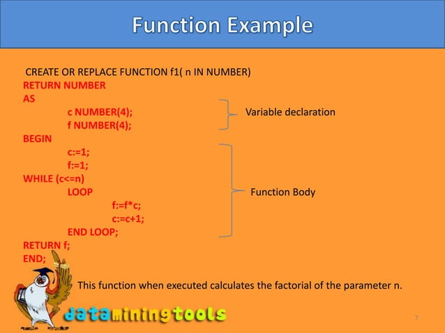 Oracle: Procedures | PPTX Oracle: Procedures | PPTX