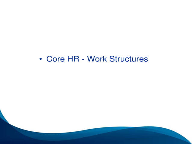 Oracle EBS Apps HRMS Presentation | PPTX