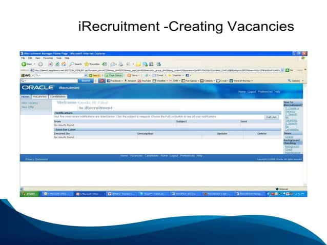 Oracle EBS Apps HRMS Presentation | PPTX