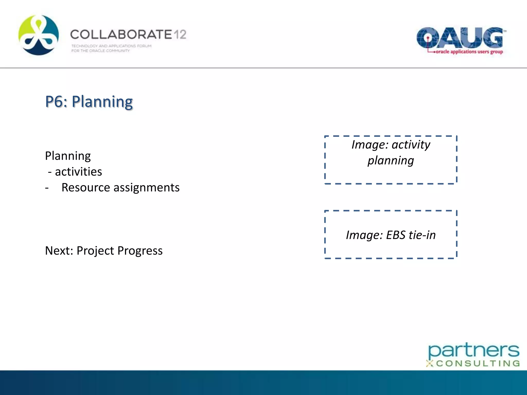 Oracle primavera p6 and ebs projects where do they meet ppt | PDF