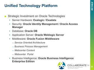 Oracle Primavera P6 r8.2 and CM14 on Exa platform using oracle Fusion ...