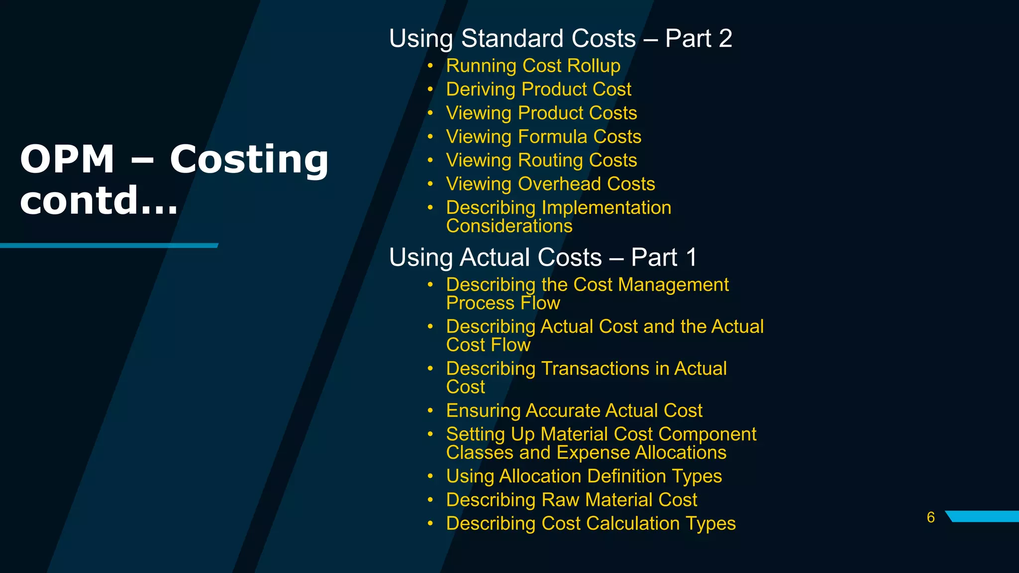 Oracle process manufacturing training | PPTX