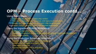 Oracle process manufacturing training | PPTX