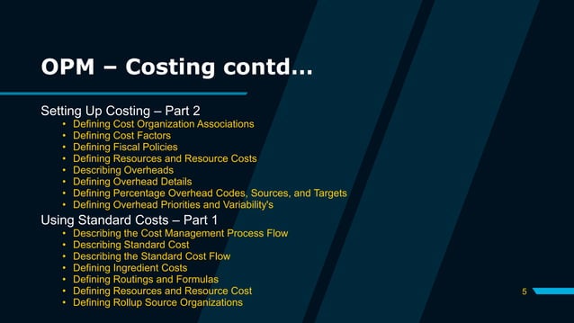 Oracle Process Manufacturing Training Pptx