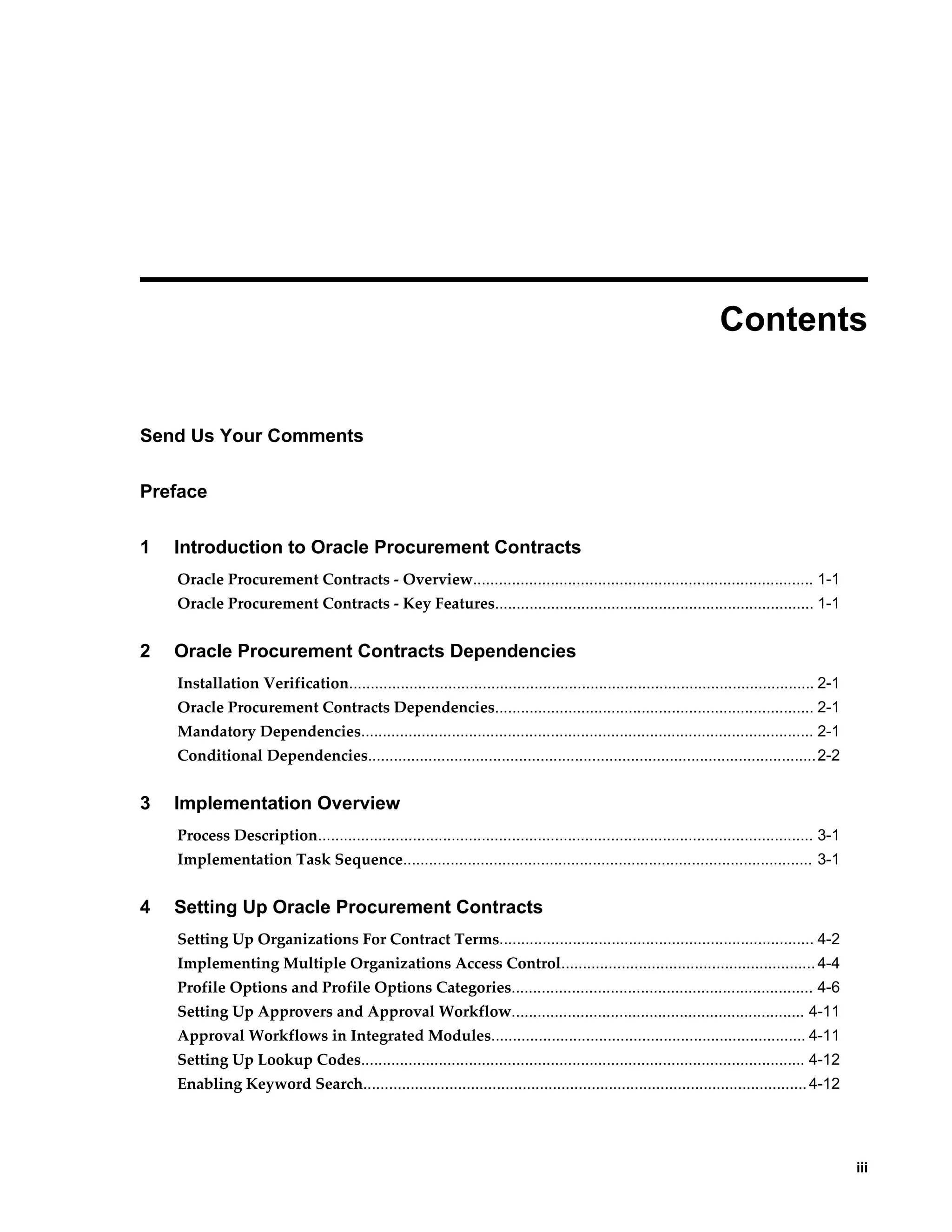 Oracle procurement contracts | PDF