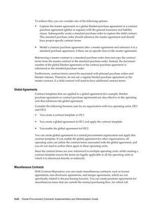 Oracle procurement contracts | PDF